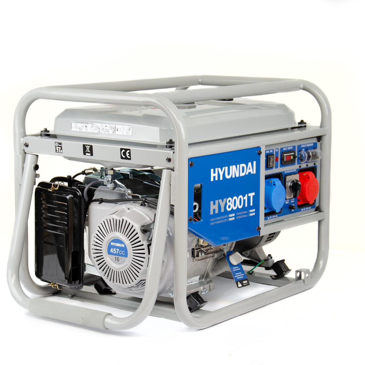 Generator de curent trifazat 7 kW Hyundai HY-8001T – Atomico