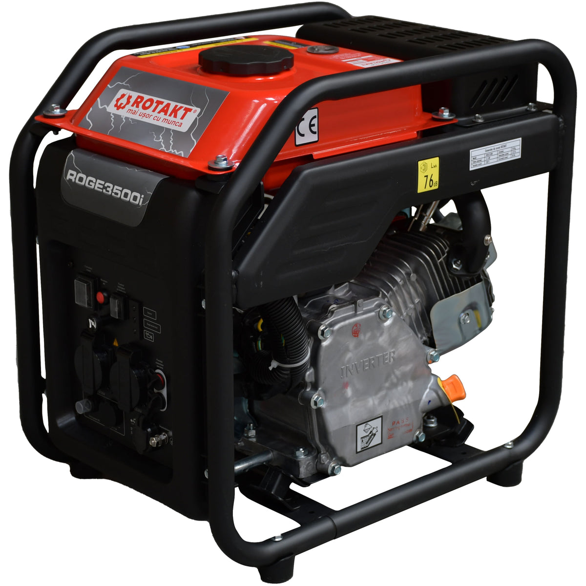 Generator de curent pe benzina Rotakt ROGE3500i, 3500W – Atomico