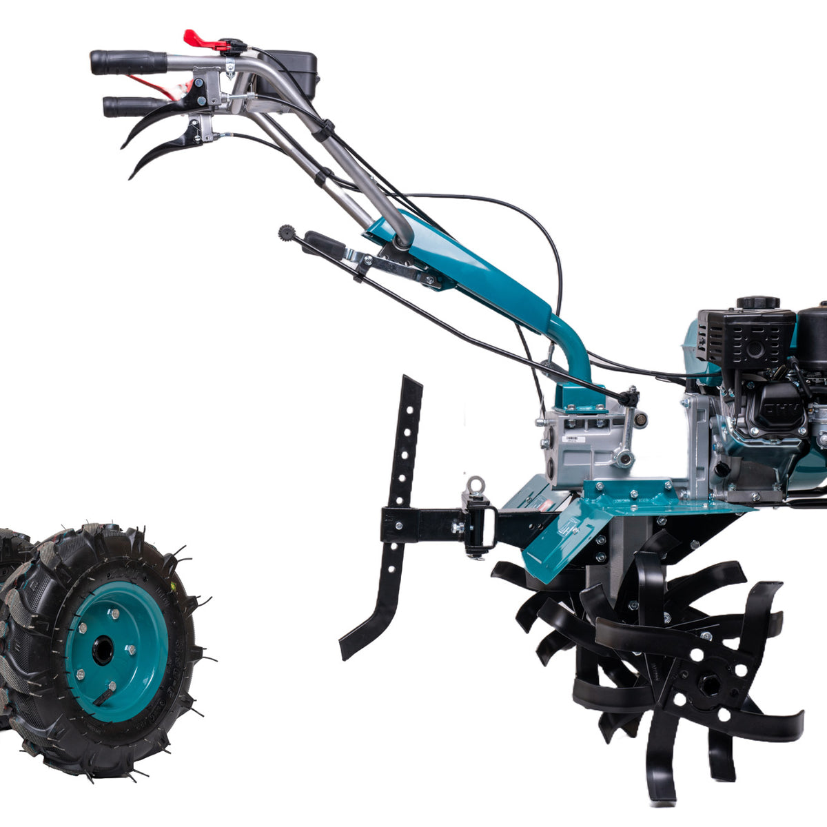 Motocultor pe benzina TOTAL, 7 CP cu freze si roti de transport – Atomico