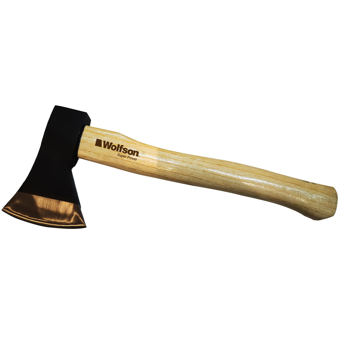 Toporisca Wolfson 600g, 360mm cu maner din lemn – Atomico